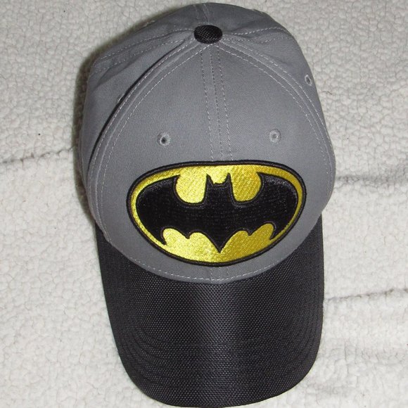 DC Comics | Accessories | Dc Comics Grey Batman Baseball Cap Adjustable ...